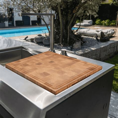 Schneidebrett aus Eichenstirnholz | Otto Wilde Grillers