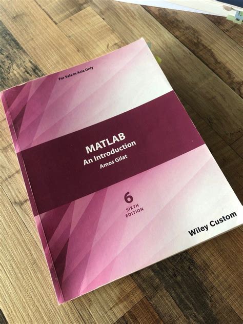 An Introduction to Matlab, Hobbies & Toys, Books & Magazines, Textbooks ...
