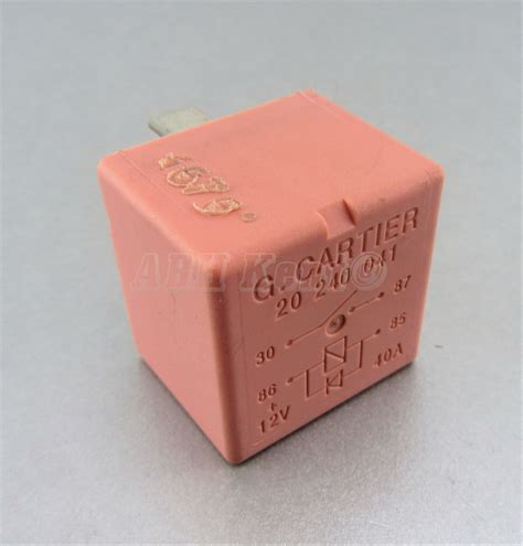 95-Renault Trafic Primastar Vivaro 4-Pin Pink Relay 40A 12V 20240041 ...