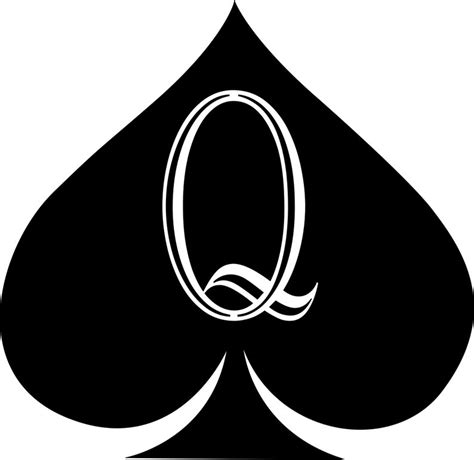QoS Queen of Spades Vinyl Decal | Etsy