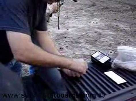 Loading and shooting a muzzleloader - YouTube