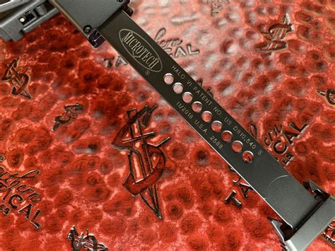 Microtech HALO VI Tanto Black Standard DLC Tactical