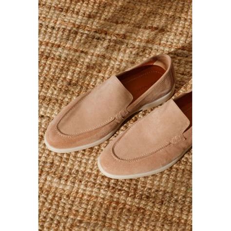 Туфли мужские бежевые замшевые лоферы (summer walk loafers) - купить по ...