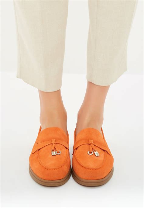 Cesare Gaspari FLAT - Slipper - orange - Zalando.de