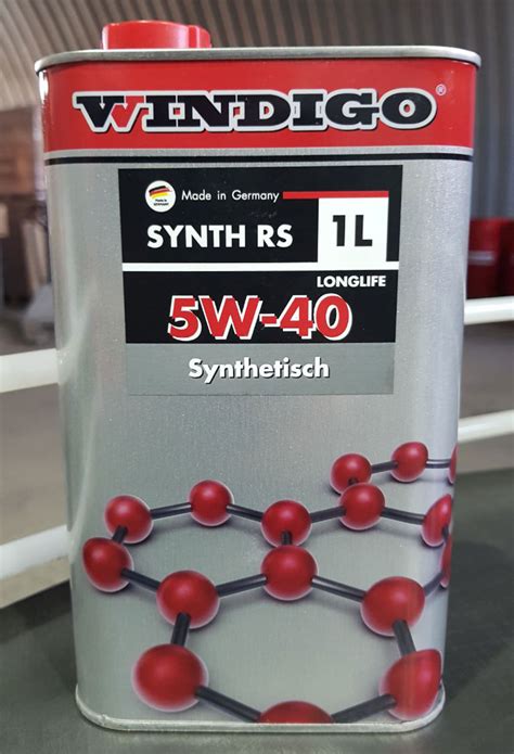 Windigo Synth RS 5W-40 свежее - Лабораторные анализы - Свежие - Форум ...
