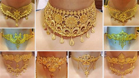 Latest Gold Choker Necklace Designs with weight And Price || Latest ...