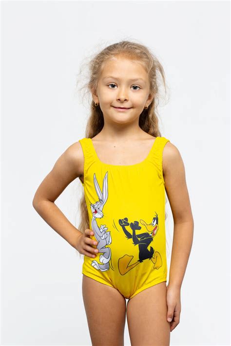 Детский купальник Fitty-Kitty 315d Багз Бани желтый | Детские ...