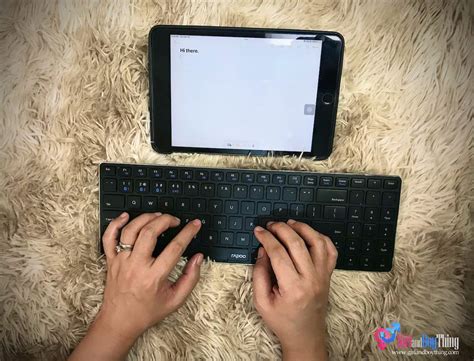 Rapoo E9100M Multi-Mode Wireless Ultra-Slim Keyboard: A Quick Review ...