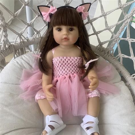 Силиконовая кукла Реборн (Reborn Dolls) девочка Бэби, 55 см (можно ...