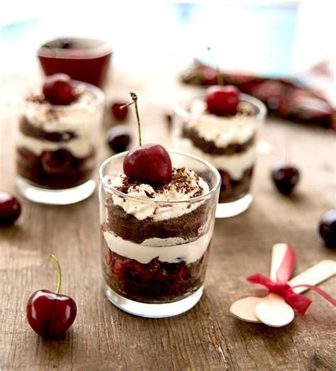 chocolate and cherry dessert