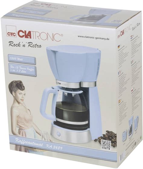 Clatronic KA 3689 Coffee maker Blue Cup volume=15 | Conrad.com