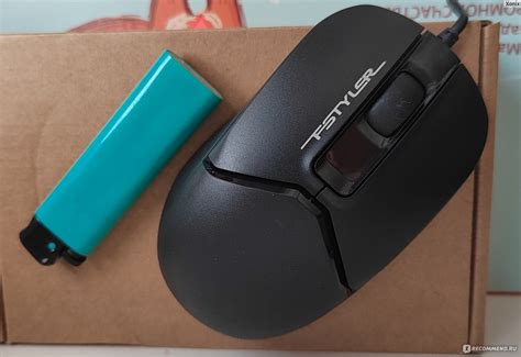 Проводная Мышь A4TECH Fstyler FM12, оптическая, проводная, USB, черный ...