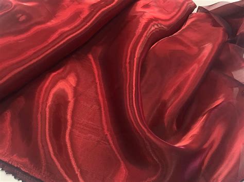 Bordo organza, 1m 2336 - UAB Kašmyras