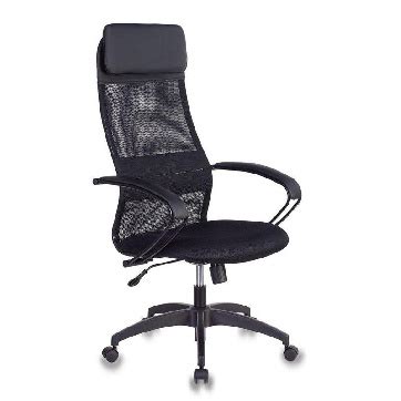 Кресло руководителя Easy Chair 655 TTW сетка/ткань черный, пластик ...
