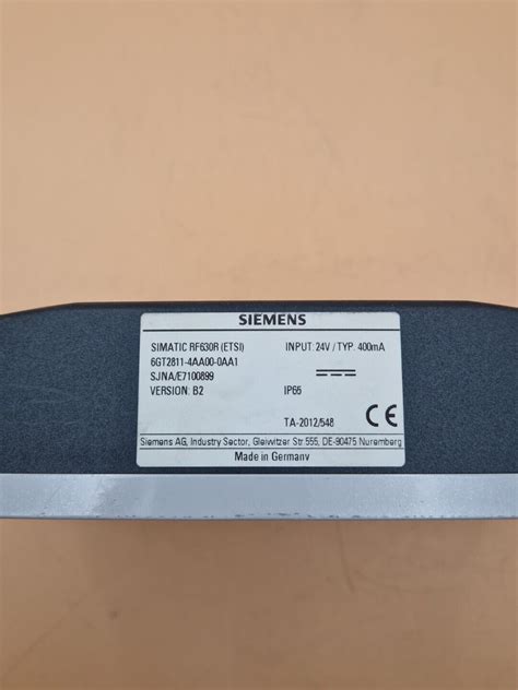SIMATIC RF600 READER RF630R ETSI - 6GT2811-4AA00-0AA1 | eBay.de