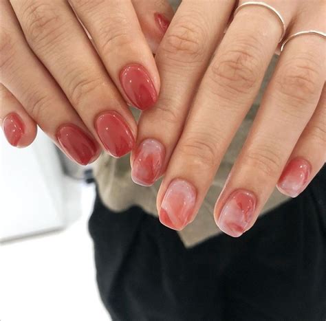 ʕℙʔ♡= 신 링 | Short acrylic nails, Les nails, Multicolored nails