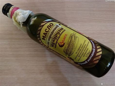 Масло ООО Росинка Нерафинированное Из зародышей кукурузы Валиса ...