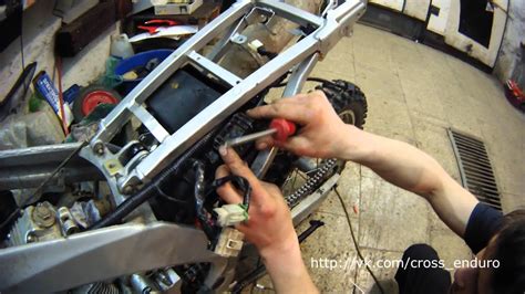 Motoland XR 250 - ремонт и доработка электропроводки - YouTube
