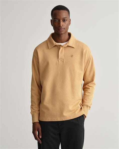 Gant Erkek Bej Relaxed Fit Rugby 2035001.258