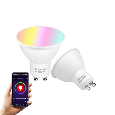 Buy WiFi Smart LED GU10 Bulb Multicolor 5W - TechAccess Shop