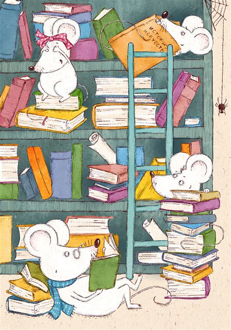Иллюстрация мышки в стиле детский | Illustrators.ru