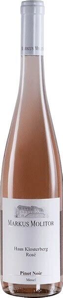Markus Molitor Pinot Noir Haus Klosterberg Rosé 0,75l ab 11,90 ...