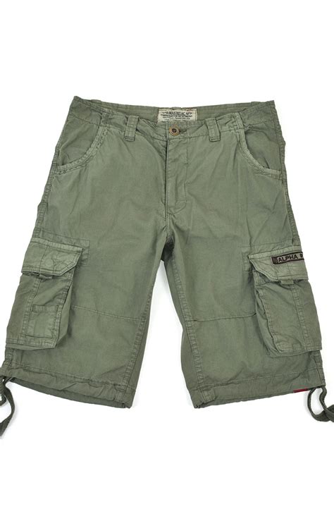 Шорты ALPHA INDUSTRIES JET vintage green, купить в Интернет-магазине ...