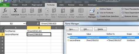 excel - Using VBA to name ranges and create charts with those ranges - Stack Overflow