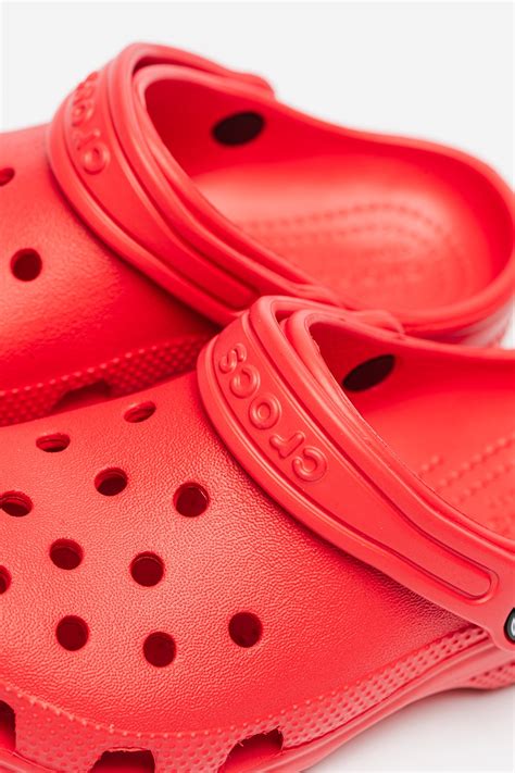 Crocs, Крокс с отворена пета и перфорации, Червен, 32-33 EU - eMAG.bg