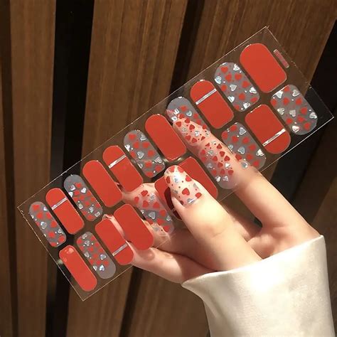 Водонепроницаемые гелевые наклейки для дизайна ногтей | AliExpress