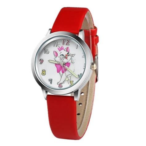 2018 Kinderhorloges 3D Leuke kat Cartoon Horloge Casual Jongens Sport ...