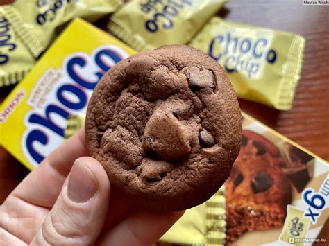 Мягкое печенье Orion Choco chip С кусочками настоящего бельгийского ...