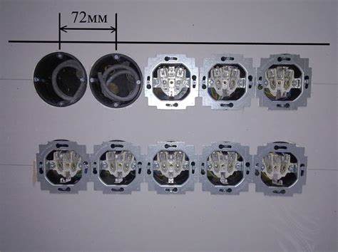 Installation von Steckdosen in Trockenbau: Installationsmerkmale, wie ...
