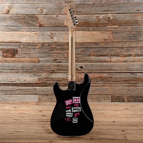 Squier Hello Kitty Stratocaster Black 2006 – Chicago Music Exchange