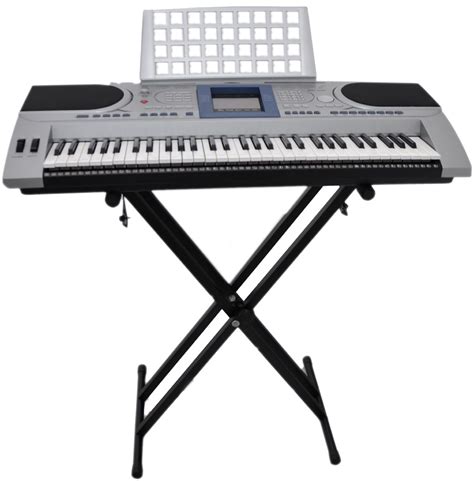 Keyboard MK-900 - szybka nauka grania, duży LCD, 61 klawiszy
