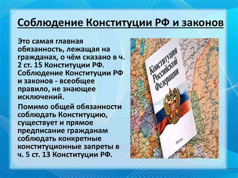Конституционные обязанности человека и гражданина - презентация онлайн