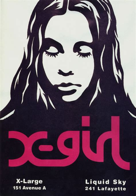 X-Girl original poster » Mike Mills / Film / Art / Graphics