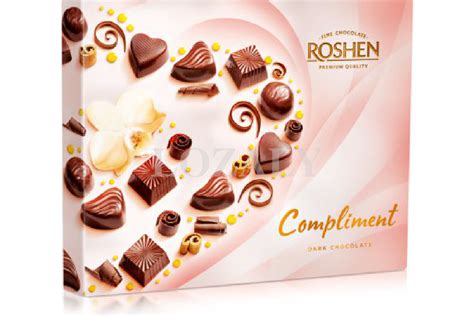 Конфеты ROSHEN Dark chocolate Compliment | отзывы
