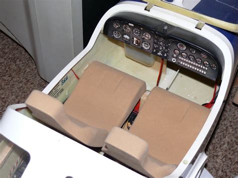 ROKE-Modelle Grob G 109, Detailfotos Cockpit, rokemodell Roland Kern ...