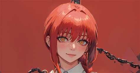 Makima, Chainsaw Man, AI Illustration / Makima - Standing - pixiv