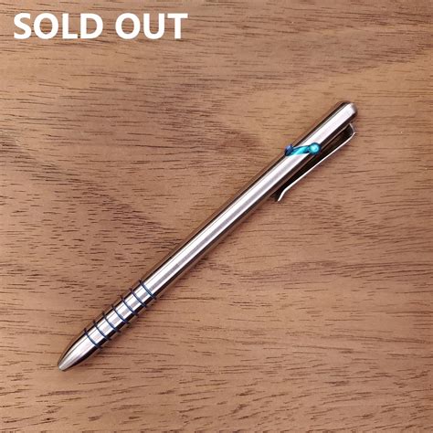 Titanium EDC Bolt Action Pen V3 Freedom Series #0013 – Honey Badger Arsenal