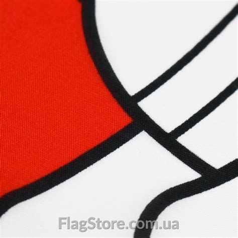 Купить флаг БЧБ с гербом «Погоня» (прапор) в Киеве FlagStore.com.ua