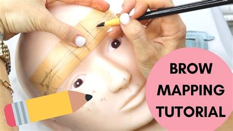 BROW MAPPING Tricks for Microblading Artists (Brow Mapping Tutorial using STRING METHOD) | Brows ...