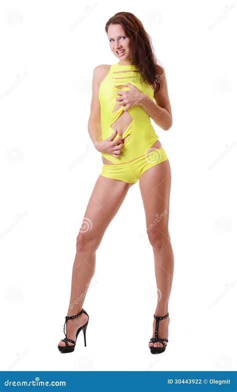 Aggressive Woman in the Ragged Clothes Stock Photo - Image of torn ...