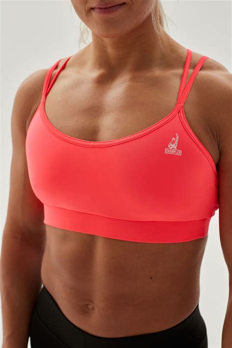 Топ женский CHAMP Crop Top Пинк Неон купить в интернет-магазине Champler