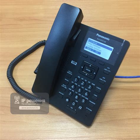Panasonic KX-HDV130RUB, SIP телефон проводной (черный) купить по цене 4 ...