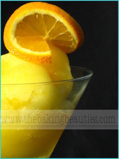 Orange Sorbet - Faithfully Gluten Free