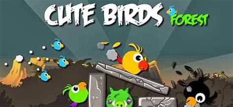 Злые птички Angry Birds. Cute Birds Forest Hacked Олайн игра. | uskazok.ru