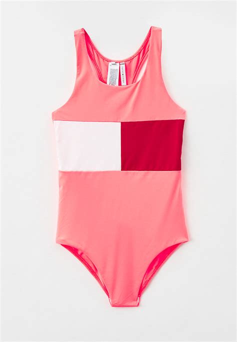 Купальник Tommy Hilfiger, цвет: розовый, RTLAAE478101 — купить в ...