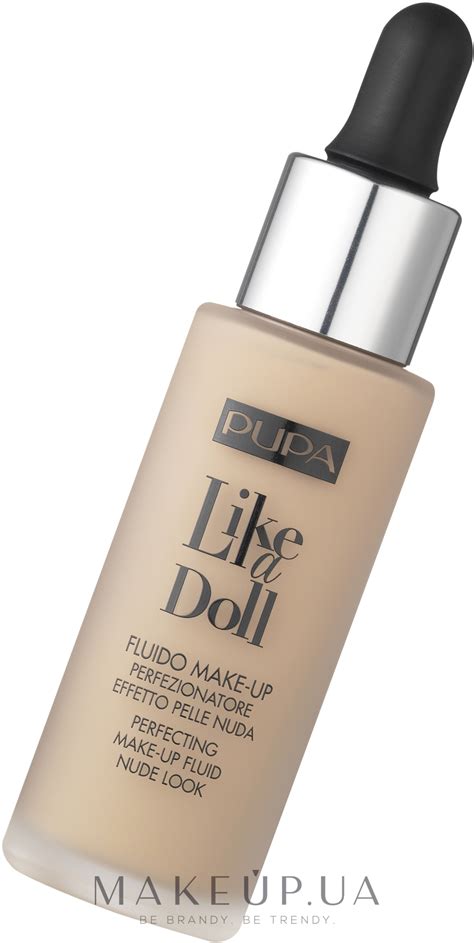Pupa Like a Doll Perfecting Make-up Fluid Nude Look - Жидкая тональная ...